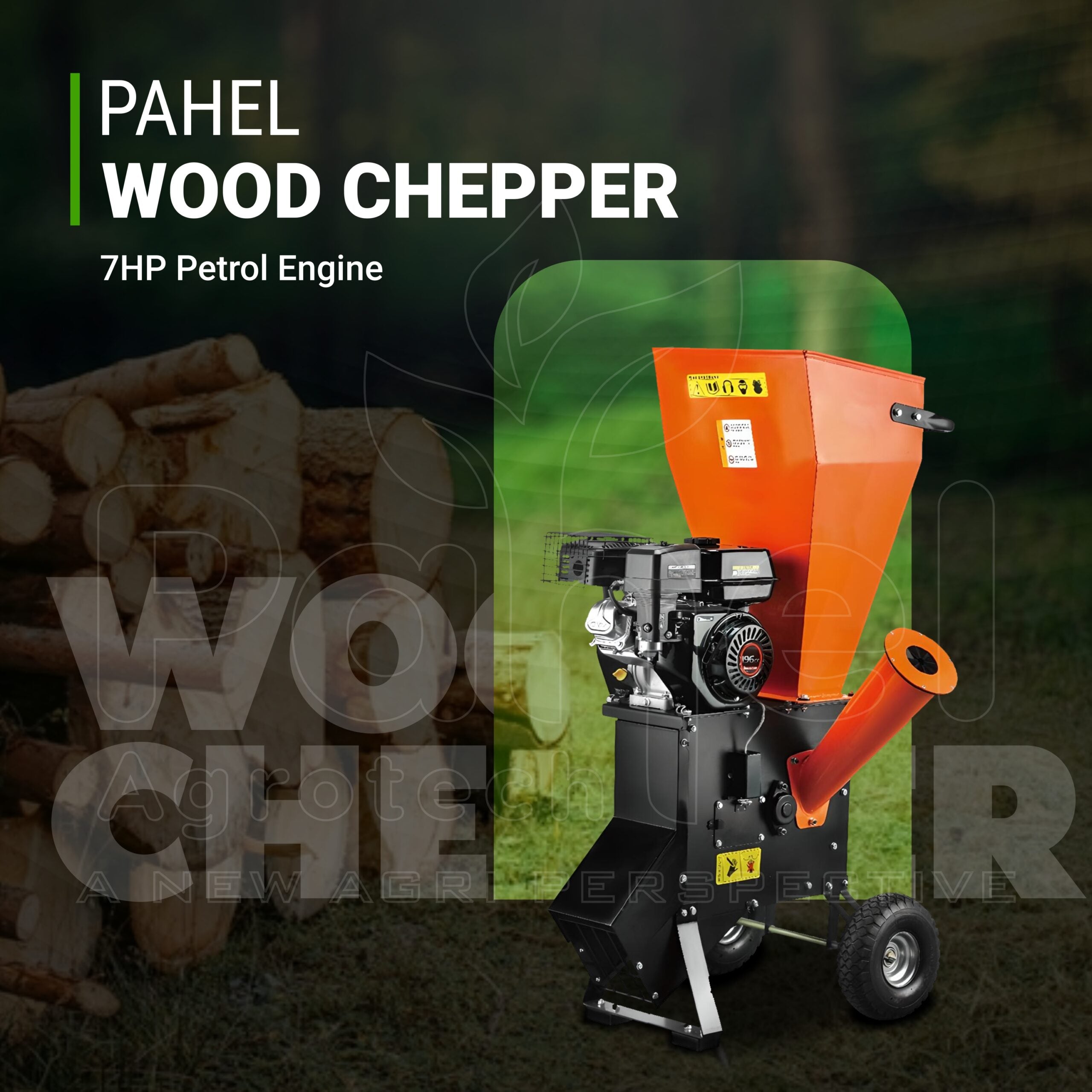 7 HP Vertical Wood Chipper – Pagel Agrotech – Pahel Agrotech