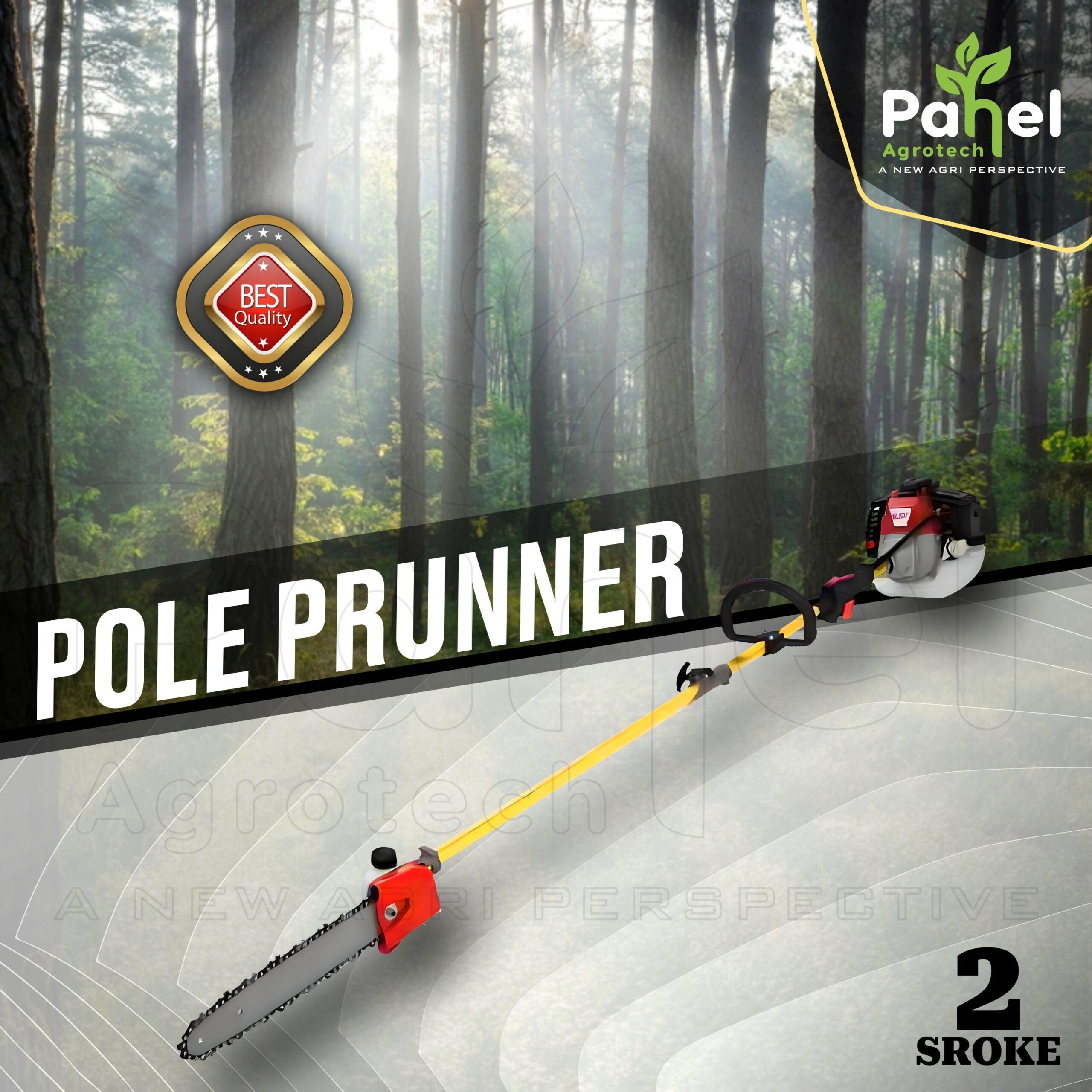 Pahel Petrol 52 CC Pole Pruner 5 Meter length – Pahel Agrotech